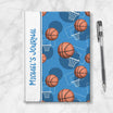 Personalized Blue Basketball Journal | Custom Notebook for Players ...