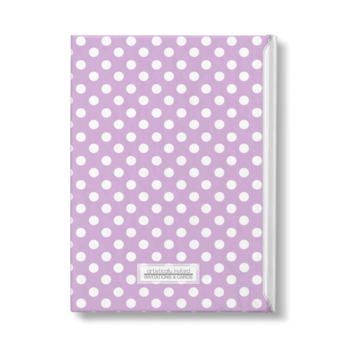 Personalized Purple Polka Dot Journal | Custom Hardcover Notebook ...