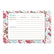Berry Blue Summer Flowers Recipe Cards | 25-Pack or More – Artistically ...