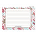 Berry Blue Summer Flowers Recipe Cards | 25-Pack or More – Artistically ...